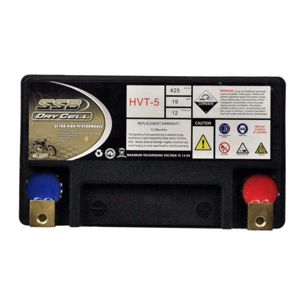HVT-5 SSB DryCell Motorcycle Battery – Suncoast Batteries