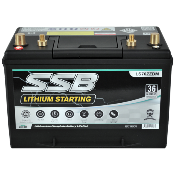 LS70ZZDM SSB Lithium Starting Car Battery – Suncoast Batteries