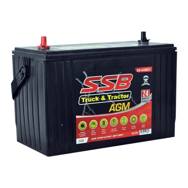 SS-AGM31 SSB Commercial 31 AGM Battery (Group 31) – Suncoast Batteries