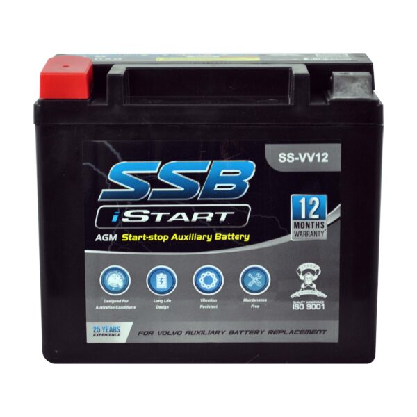 SS-VV12 SSB Auxiliary VRLA (AGM) Battery – Suncoast Batteries