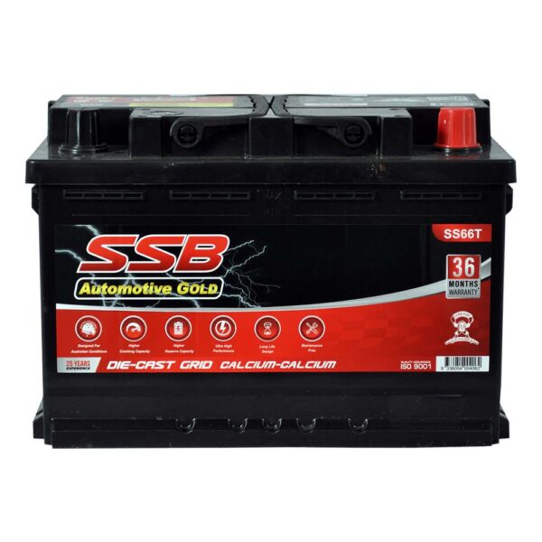 SS66T SSB Gold MF Car Battery (N70TZ/NS70T) – Suncoast Batteries