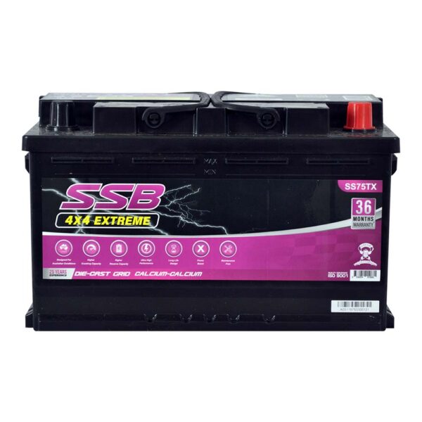 SS75TX SSB 4X4 Extreme 4WD Battery (Group 75T) – Suncoast Batteries